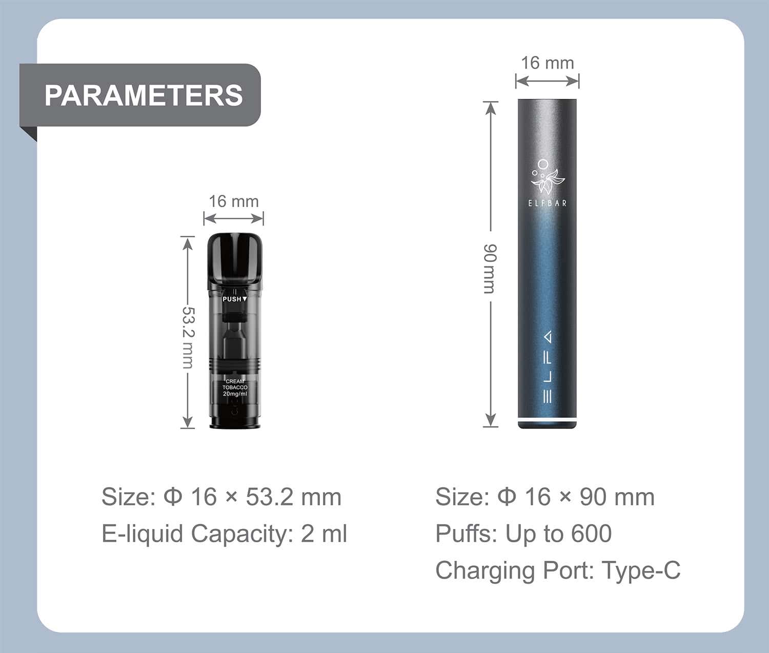 Elf Bar Elfa PRO Prefilled E-Liquid Pods | From £5 Per Pack | Vape UK Elf Bar Elfa PRO Prefilled E-Liquid Pods | From £5 Per Pack | Vape UK